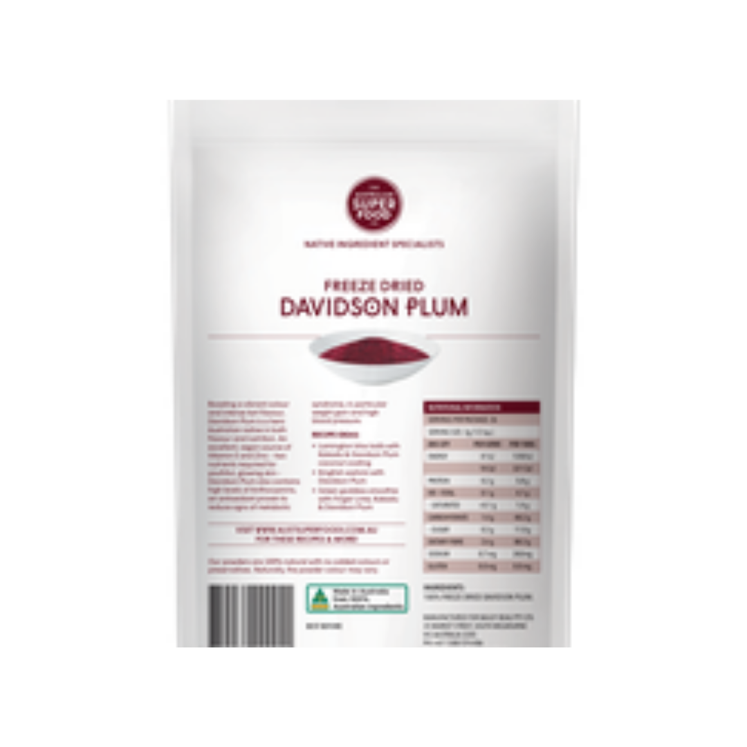 THE AUSTRALIAN SUPER FOOD CO. Freeze Dried Davidson Plum Powder 80g