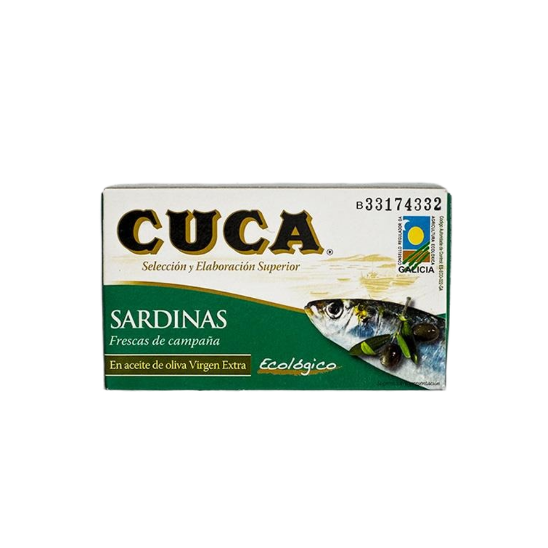 Shop CUCA CONSERVAS Organic Sardines in EVOO 125g